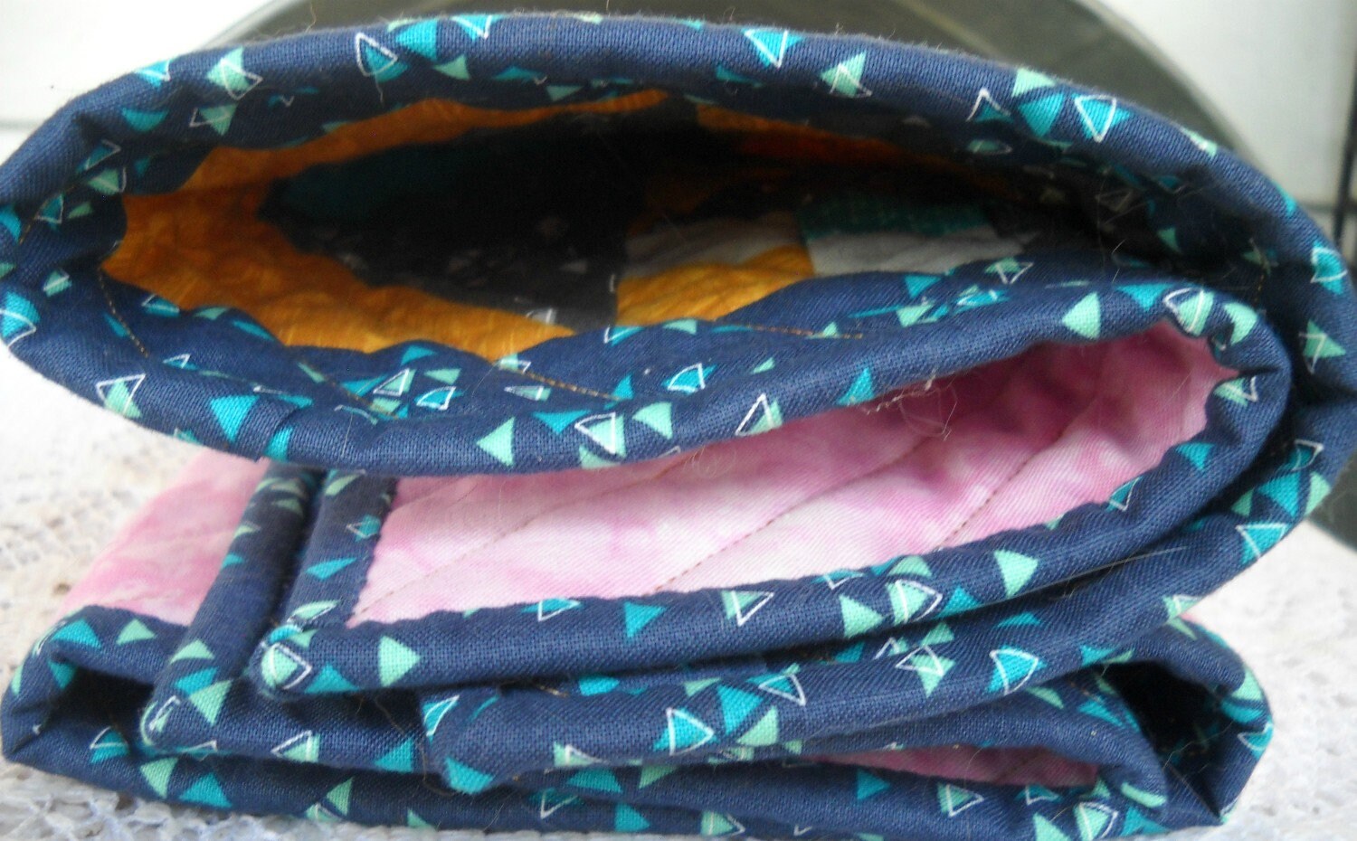 Modern Mini Star Handmade Quilt Table Topper Wall Hanging by | Etsy