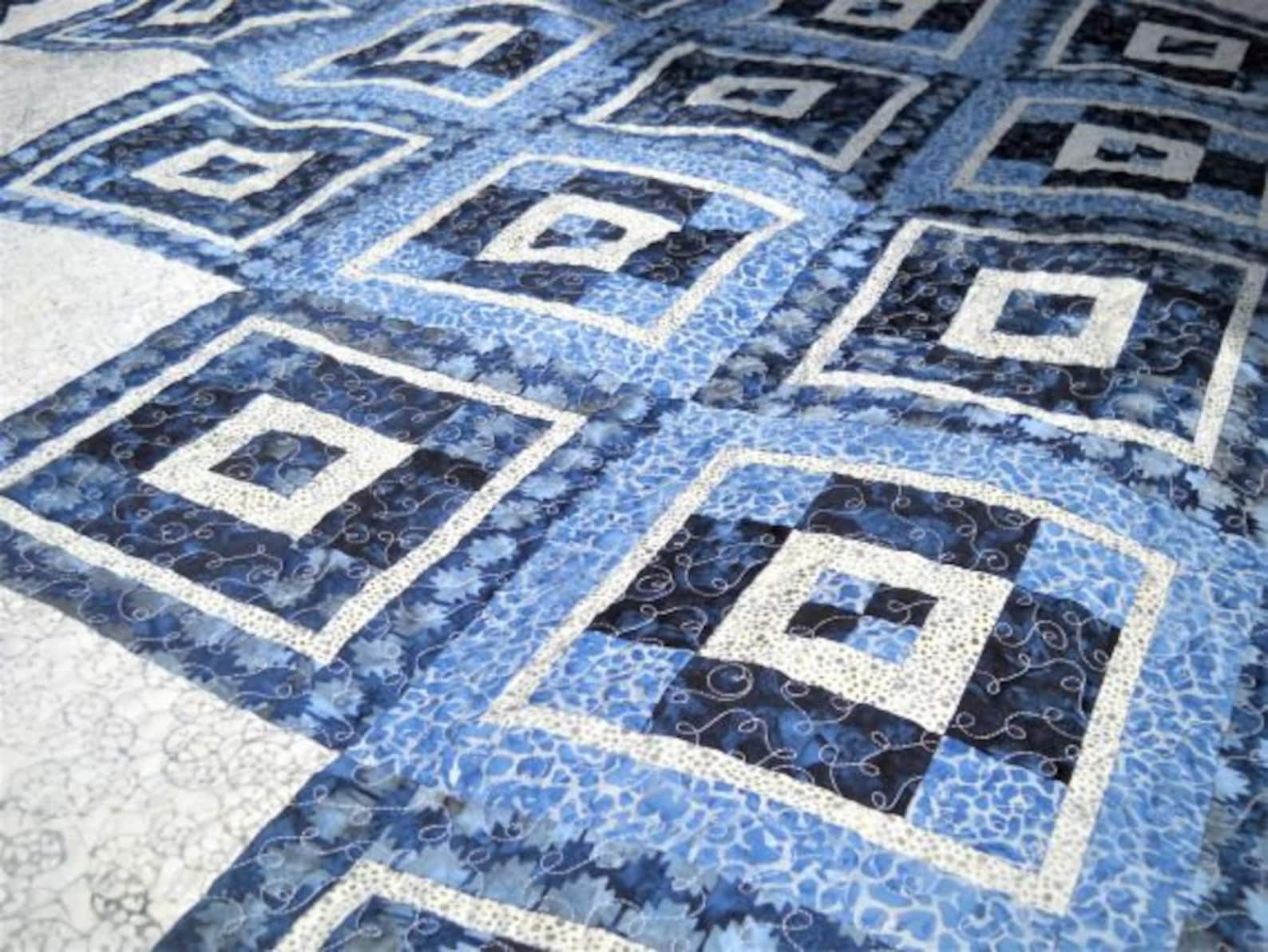 Postcard PDF Download Quilt Pattern Curlicue Creations - Etsy