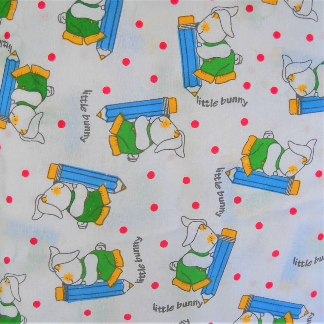Little Bunny Quilt Fabric, 100 Percent Cotton, Fabric by the Yard ...