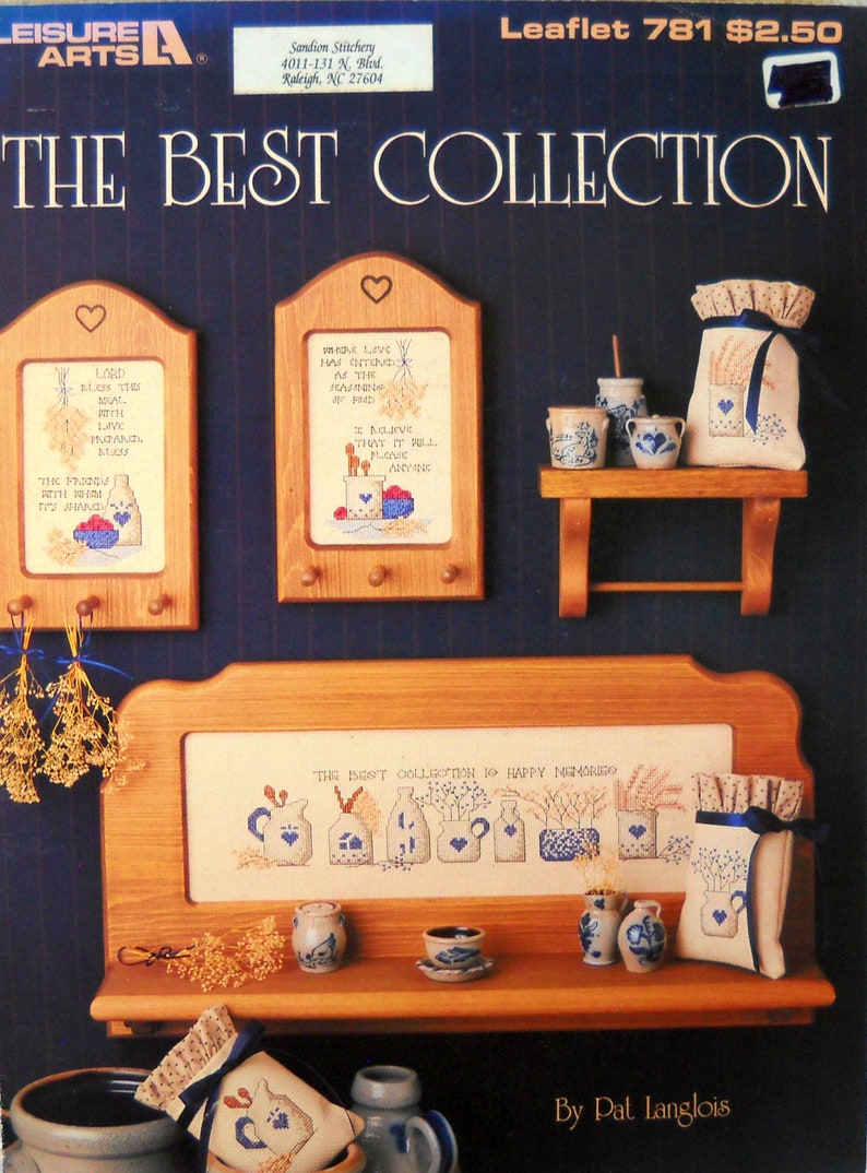 Vintage 1989 Cross Stitch Pattern Leaflet, Kitchen Decor Designs - Etsy