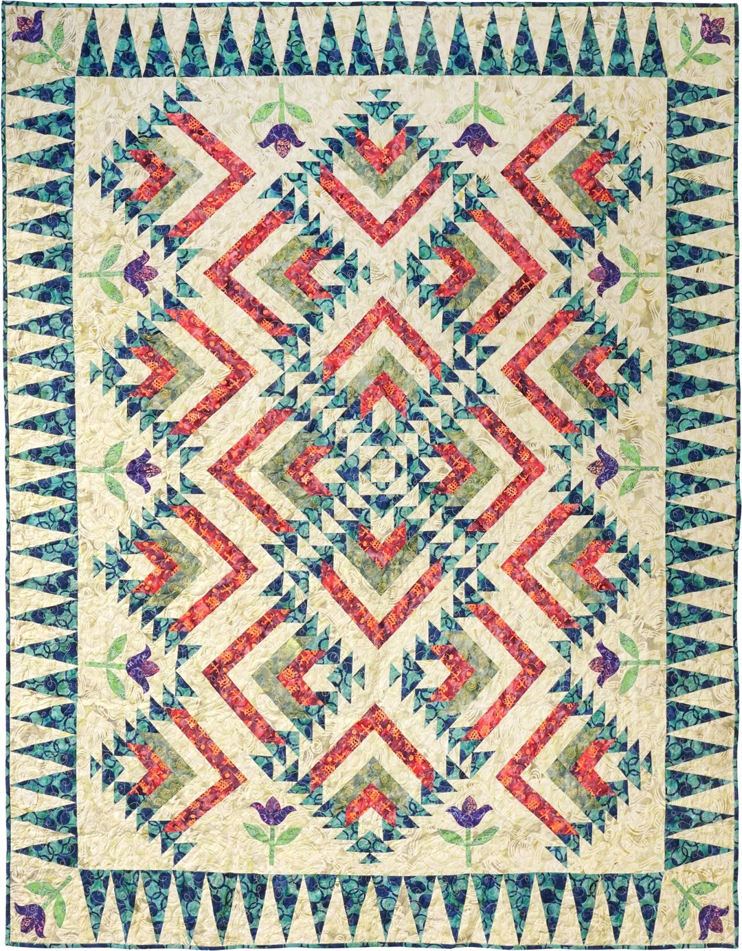 Wild Sugar Quilt Pattern, Curlicue Creations, Paper Pattern - Etsy