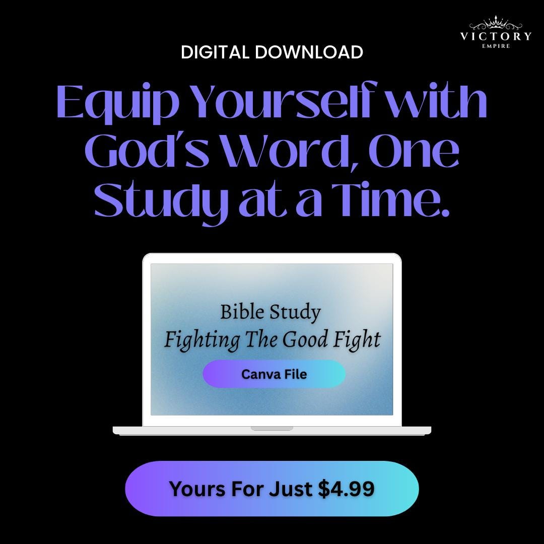 Fighting the Good Fight Bible Study | Christian Digital Download ...