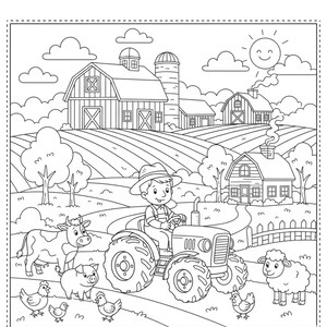 Discover Nature Coloring Book for Kids Ages 6–8 | Educational A4 ...
