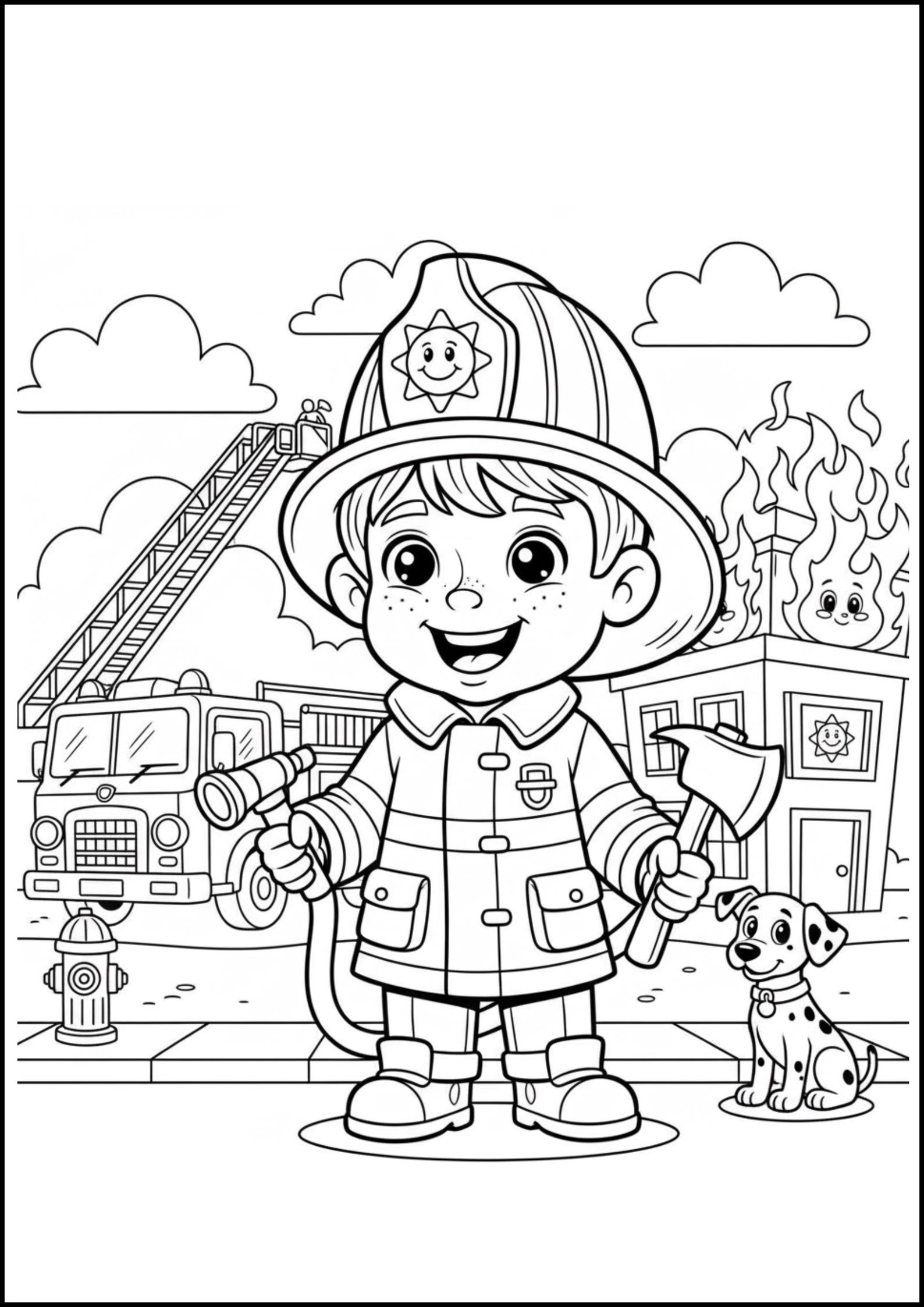 Professions Coloring Pages – 31 Printable Career & Job-themed PDF for ...