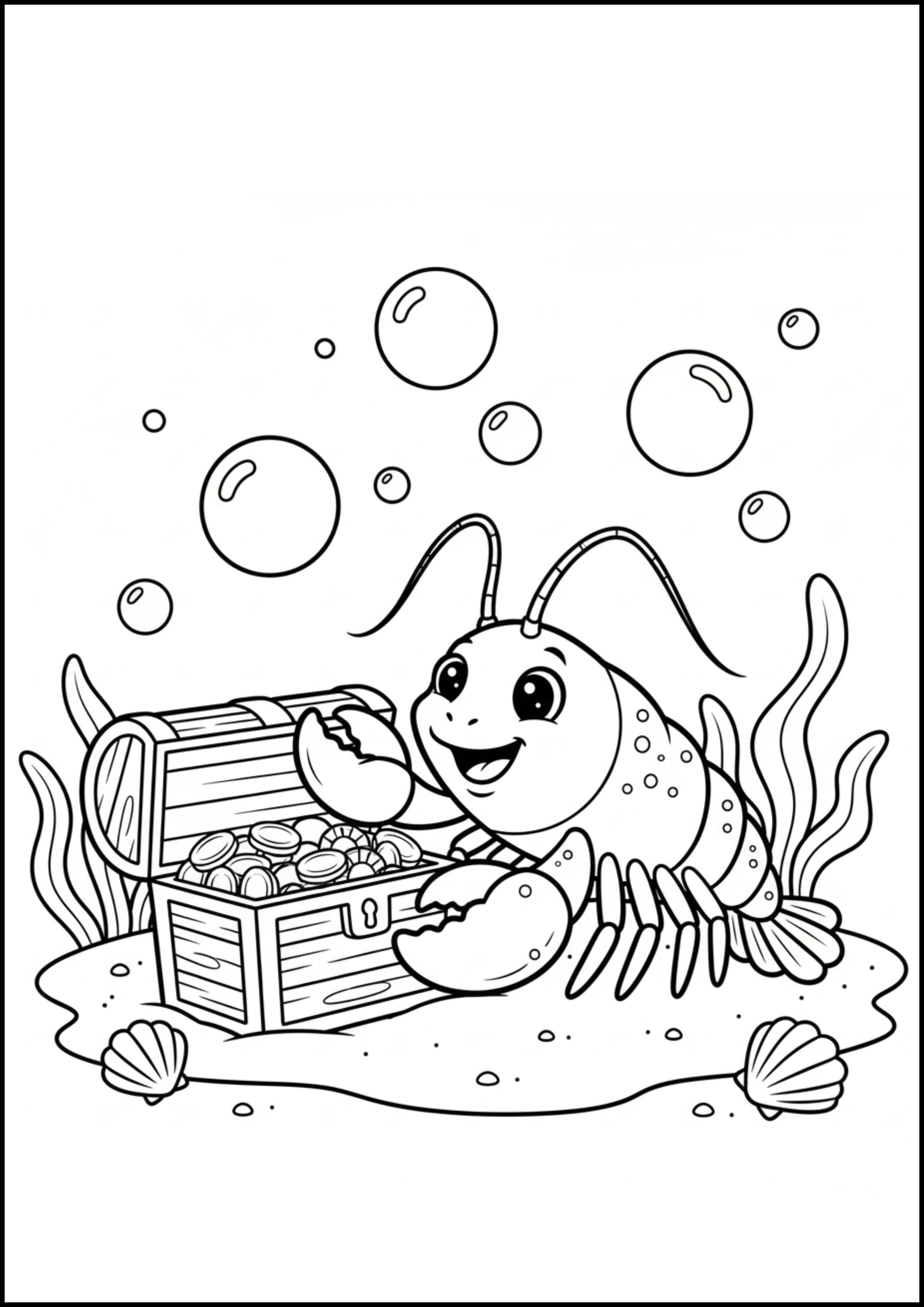 Cute Sea Animals Coloring Book for Kids Ages 3-6 | A4 Ocean Activity - Etsy