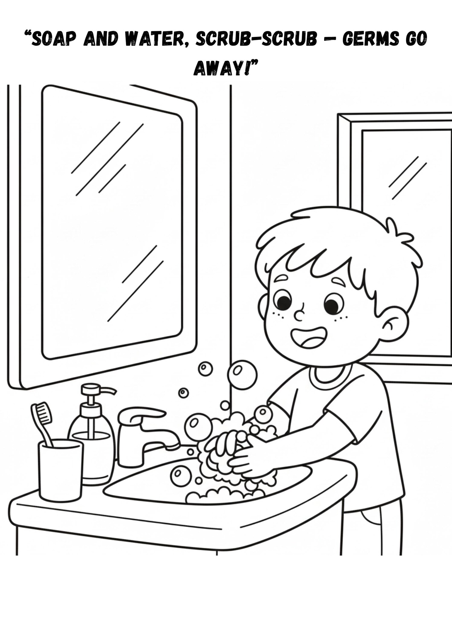 Healthy Habits - Coloring Book Montessori Inspired Printable A4 - Etsy