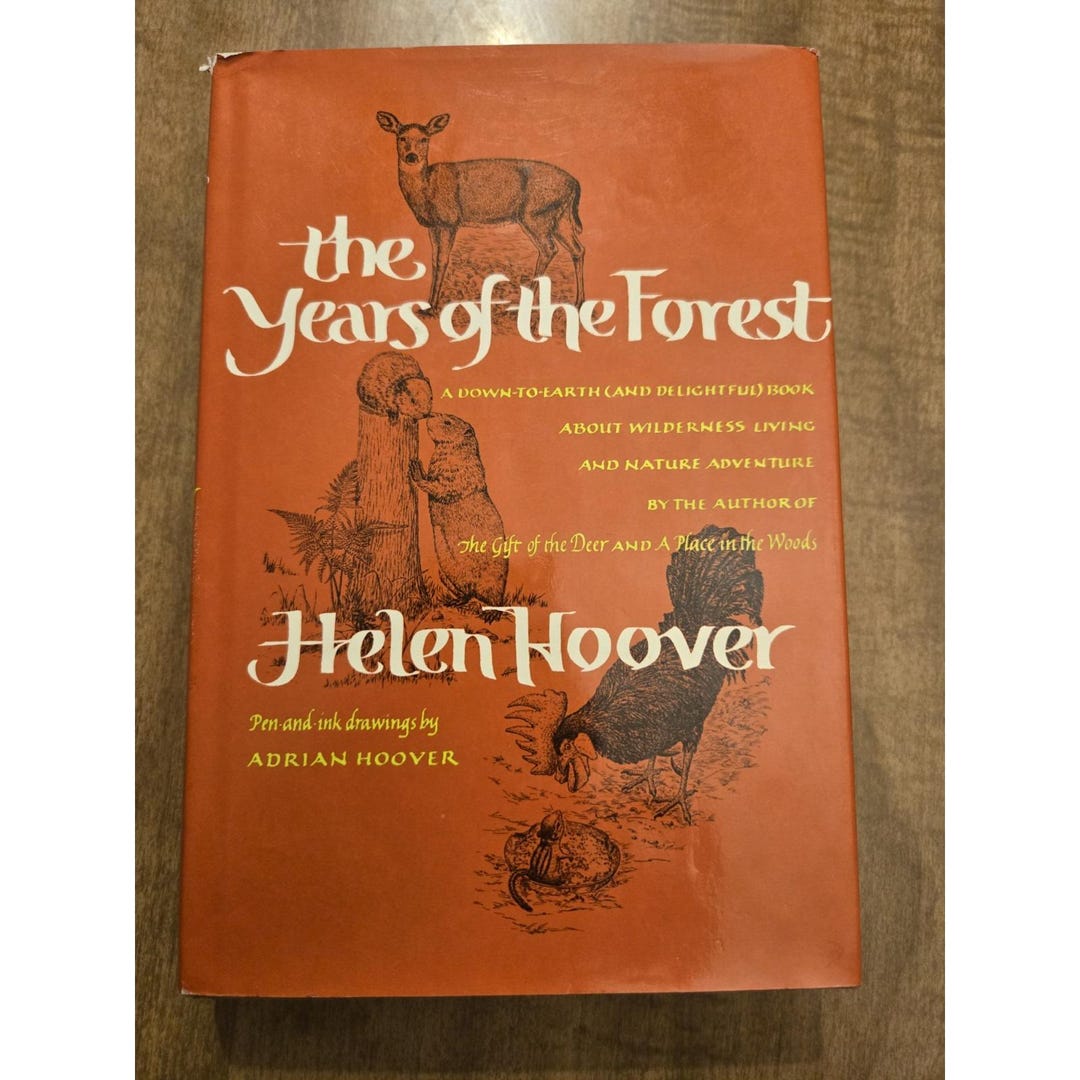 The Years of the Forest 1973 HC DJ 1st Edition Book by Helen Hoover - Etsy