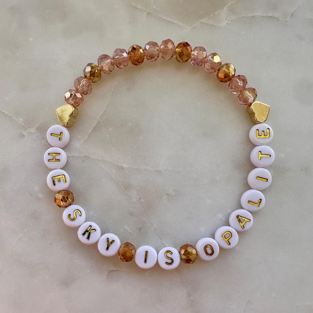 The Sky is Opalite the Life of a Showgirl Inspired Bracelet: Glass ...