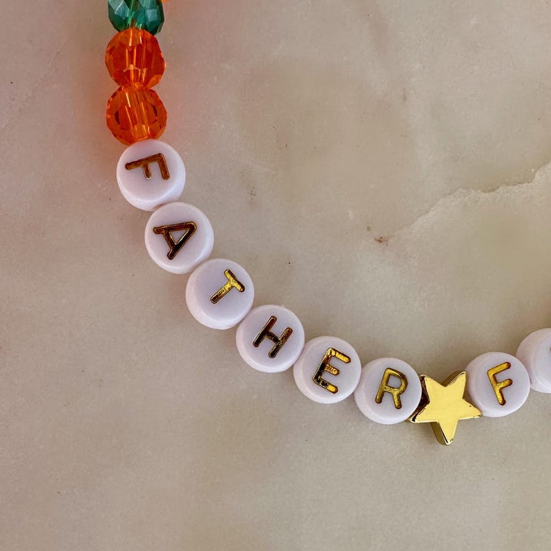 Father Figure Life of a Showgirl Inspired Bracelet: Glass Crystal Beads ...