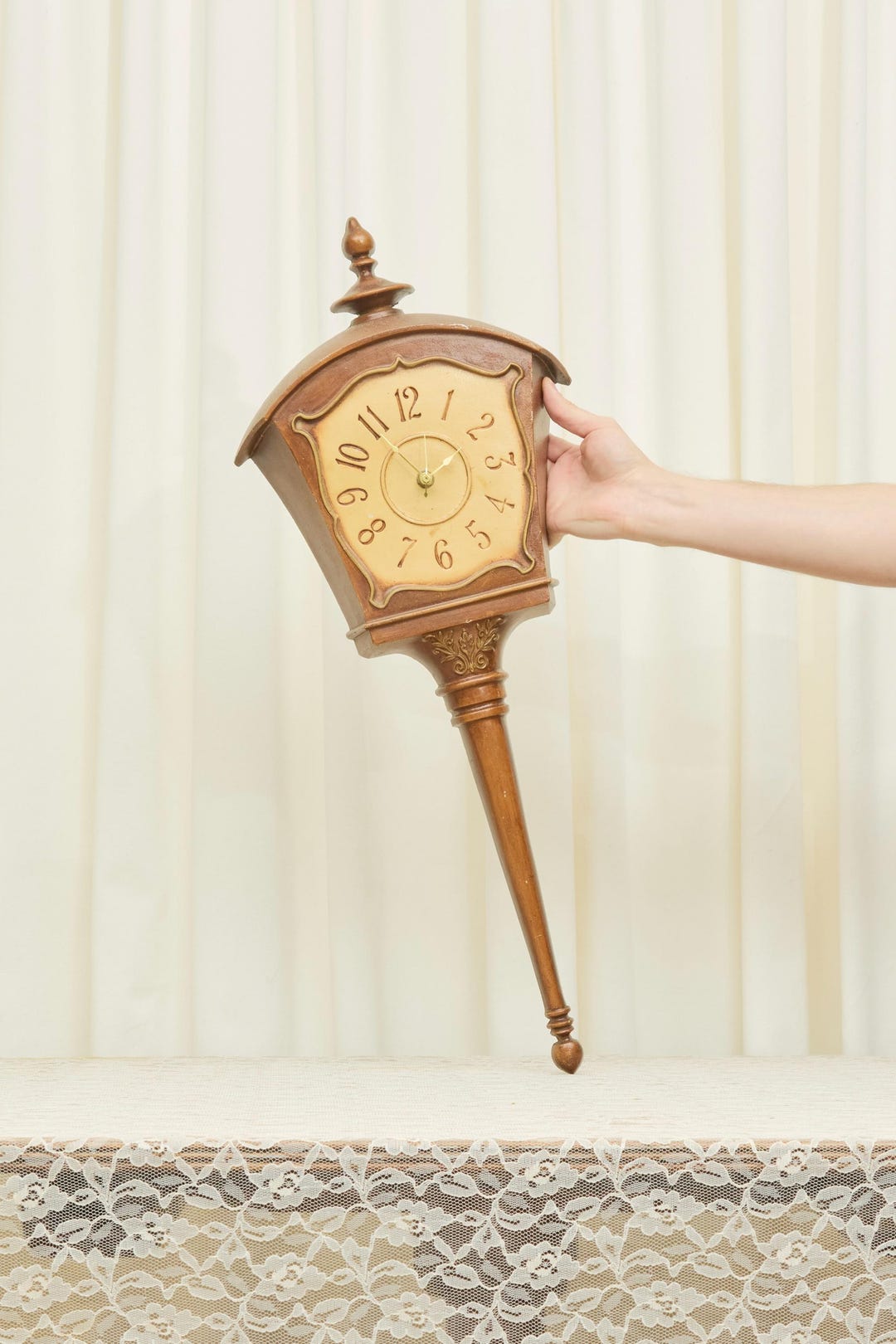 Vintage Lamp Post Wall Clock - Etsy