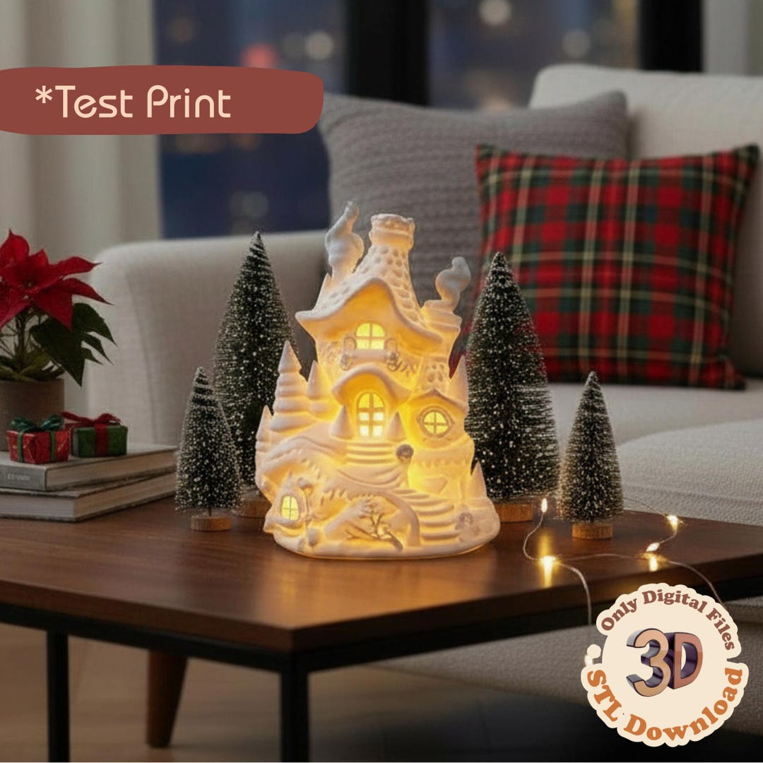 Whimsical Fairy Cottage – Led-ready Light House + Solid Model | No ...
