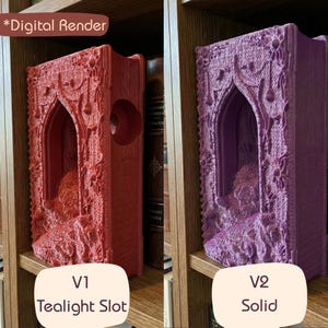 Fantasy Book Nook STL File | Magic Portal Bookshelf Insert ...