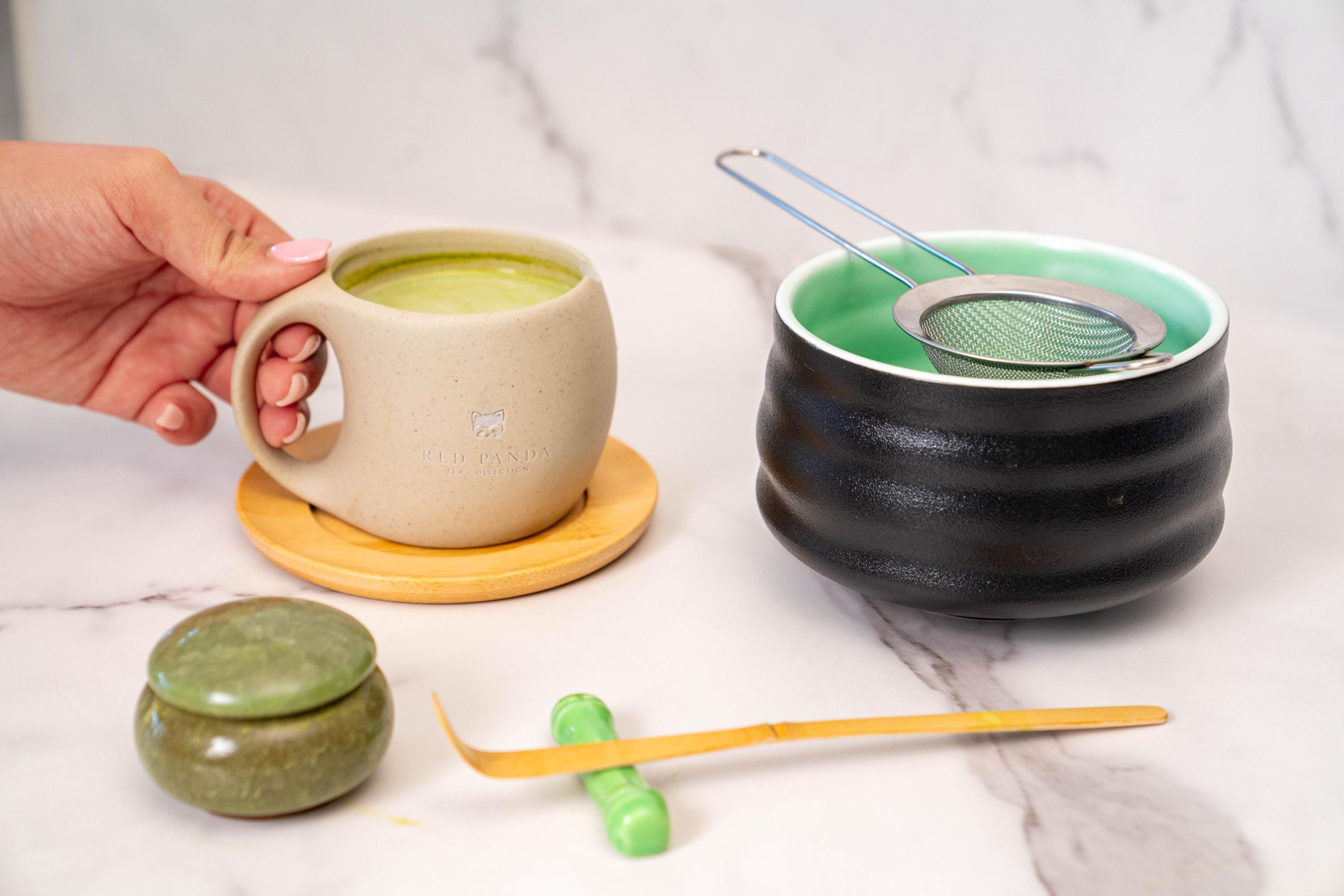 Red Panda Matcha Tea Set • Japanese Tea Set • Tea Lover Kit • Whisk ...
