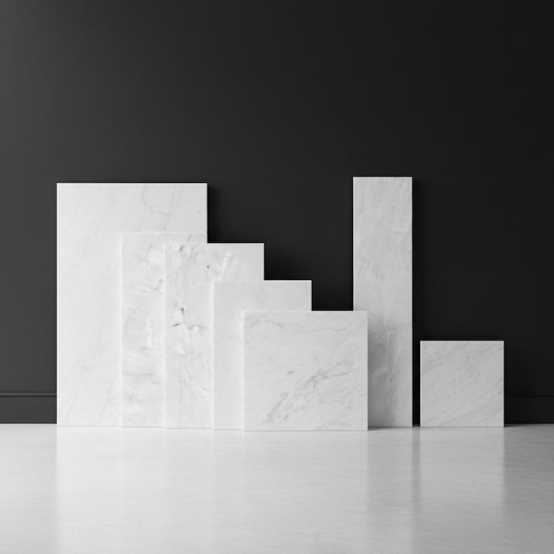 White Marble Decorative Slab | Natural Stone Console Top | Coffee Table ...