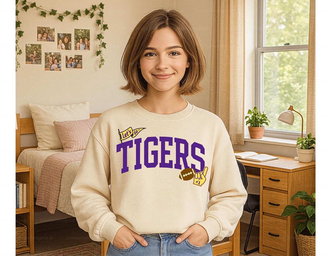 Let’s Go Tigers! LSU Game Day Spirit Design – Digital Download - Etsy