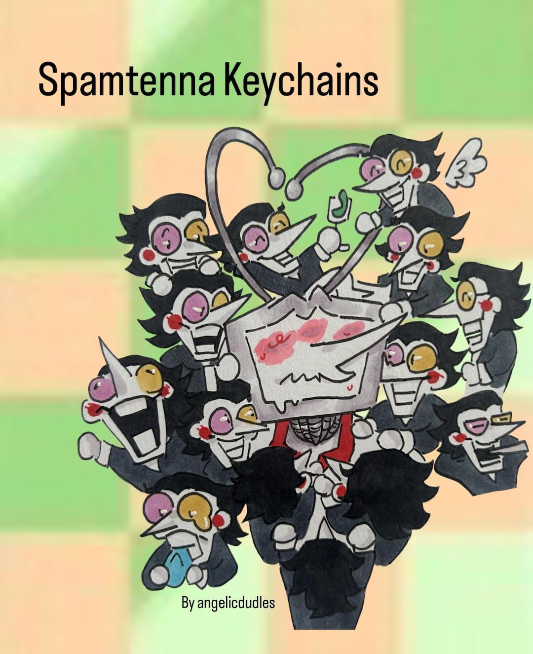SPAMTENNA Keychain [please Read Description] - Etsy