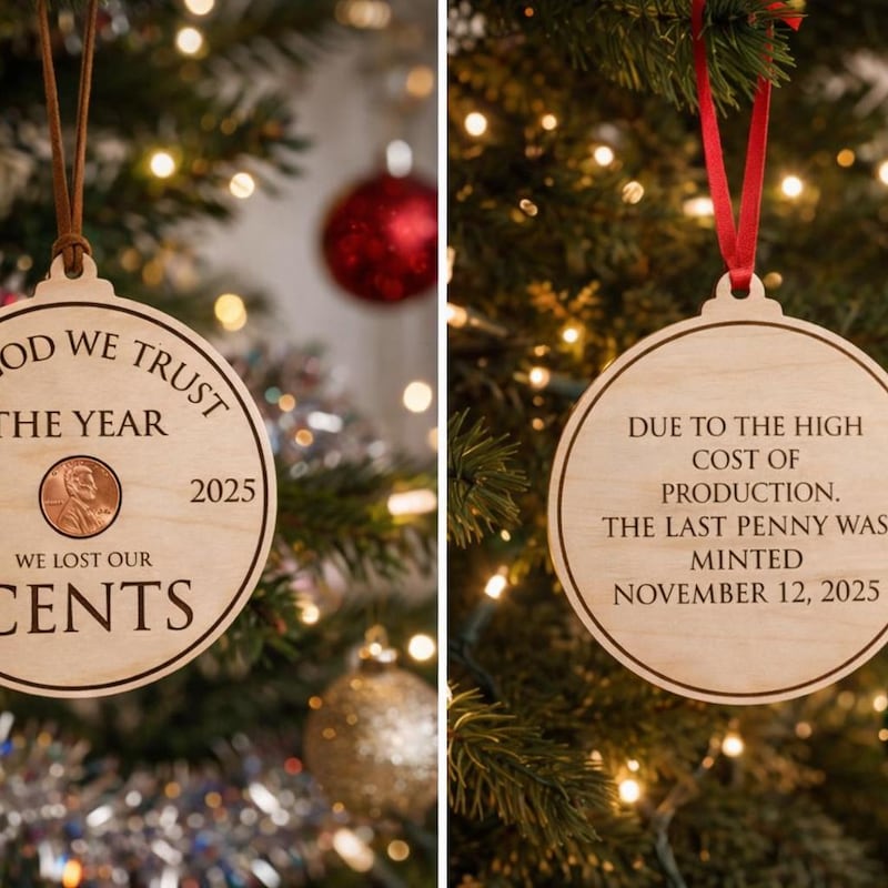 Cents Ornament - Etsy
