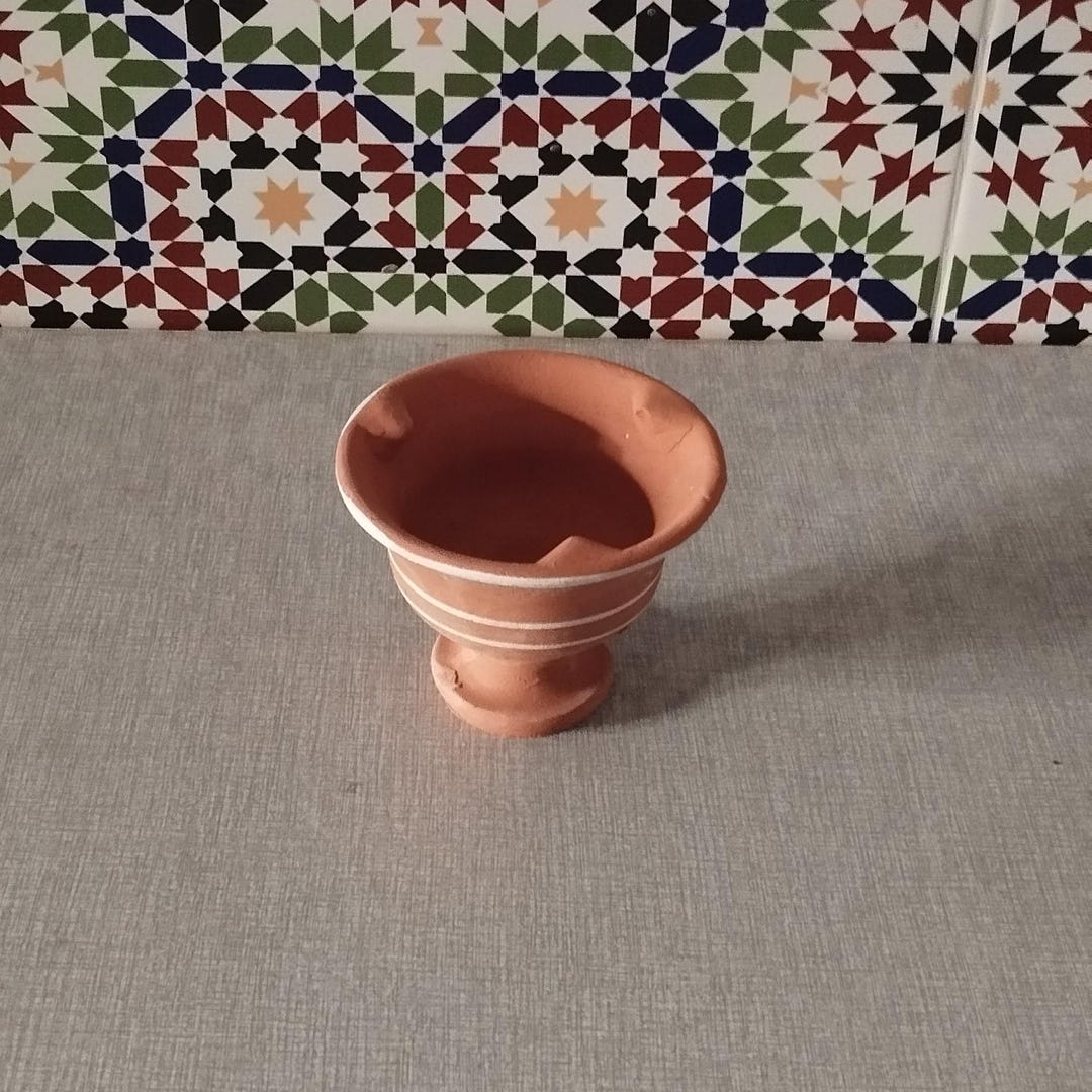 Small Moroccan Clay Incense Burner - Handmade Majmar - Etsy