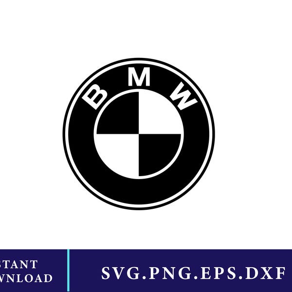 Bmw Car Logo Svg - Etsy
