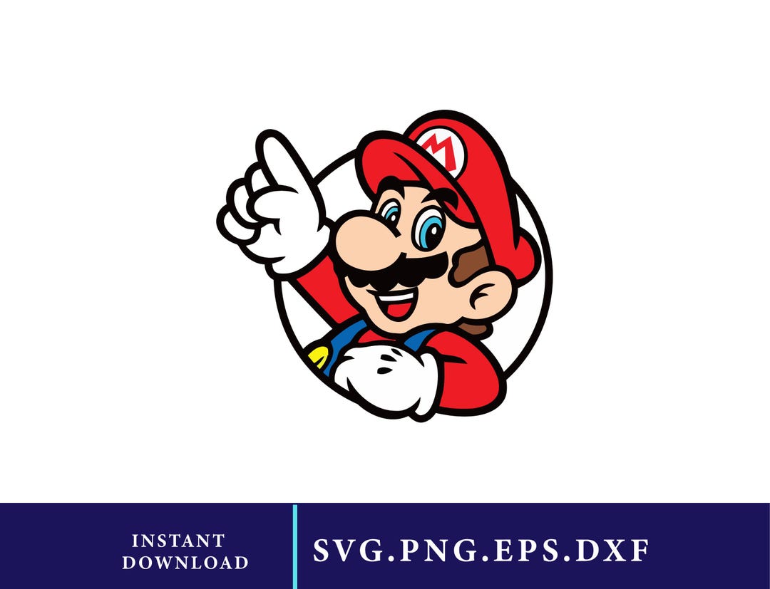 Super Mario SVG Bundle, Cricut & Silhouette Cut Files (digital Download ...