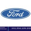 Ford Logo - Digital Files for Laser Cutting - Igs, Stl, Stp, Dxf, Svg ...