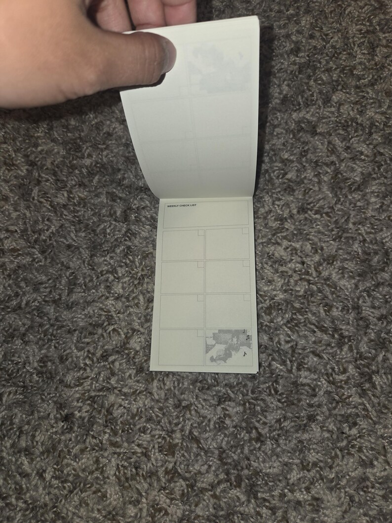 BTS V Layover Album Weekly Checklist Booklet - Etsy