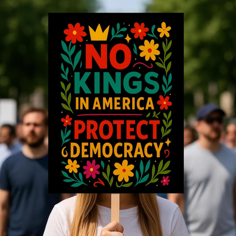 No Kings Sign Posters - Etsy Canada