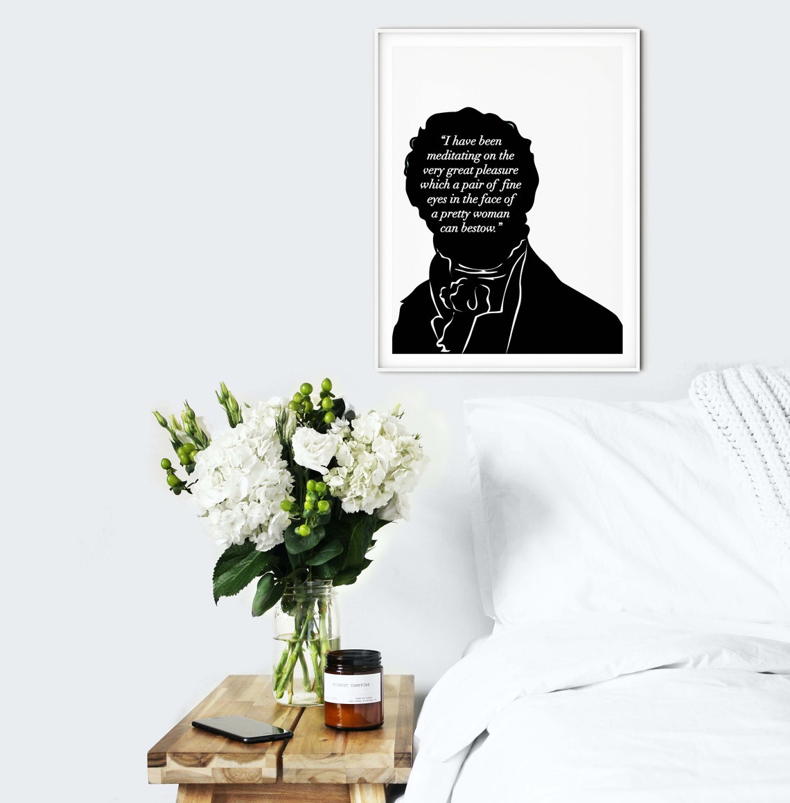 Mr. Darcy Quote, Jane Austen Gift, Pride and Prejudice Quote, Jane ...