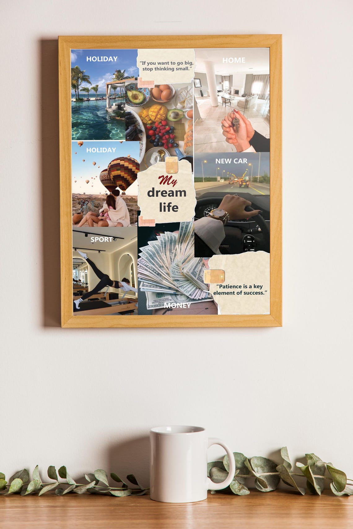 2026 Dream Board,printable 2026 Vision Board,my Dream Life,mood Board ...