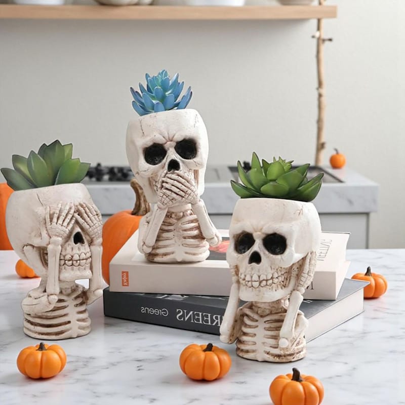 Skeleton Planter - Etsy