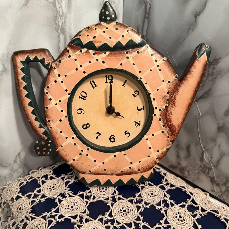 Teapot Wall Clock - Etsy