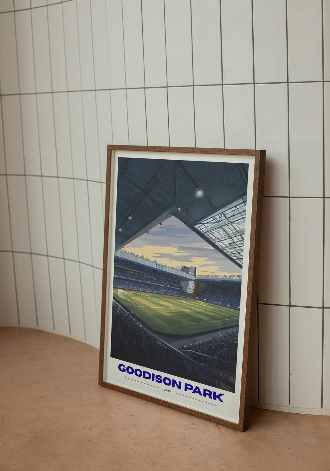 Goodison Park Poster - Everton FC Stadium Wall Art - Modern Football ...