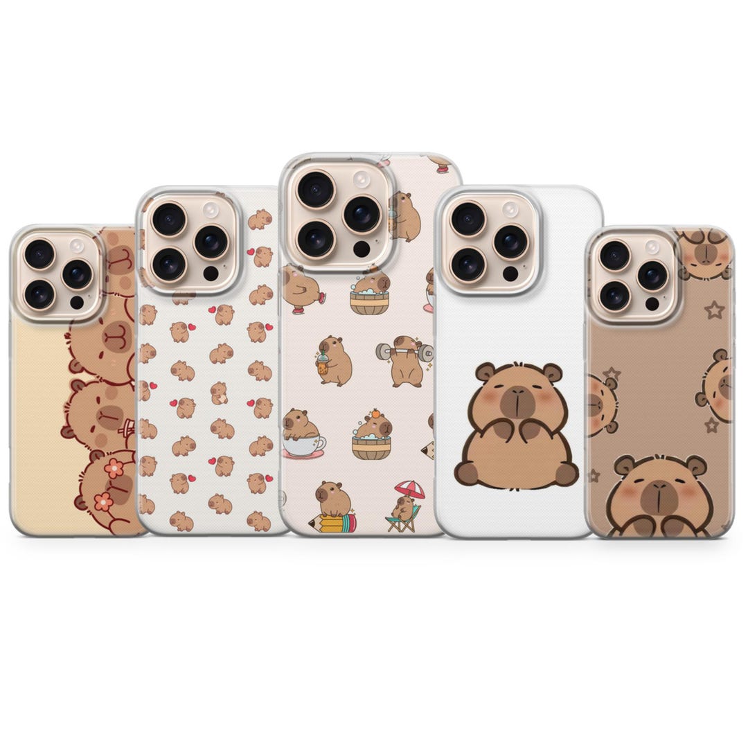 Capybara Case Animal Cover for iPhone 17 Pro Max, iPhone 17 Pro,16e, 15 ...