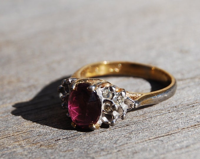 Antique 18K GE(A) Ring - Etsy