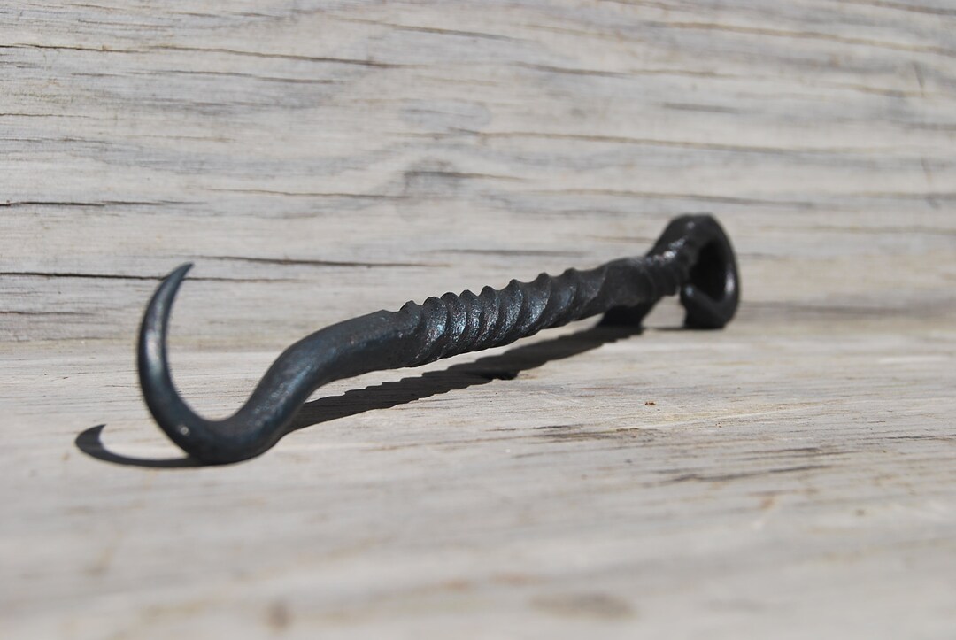 Hand Forged Sailmaker's Bench Hook With Twists, Shipwright Tools - Etsy