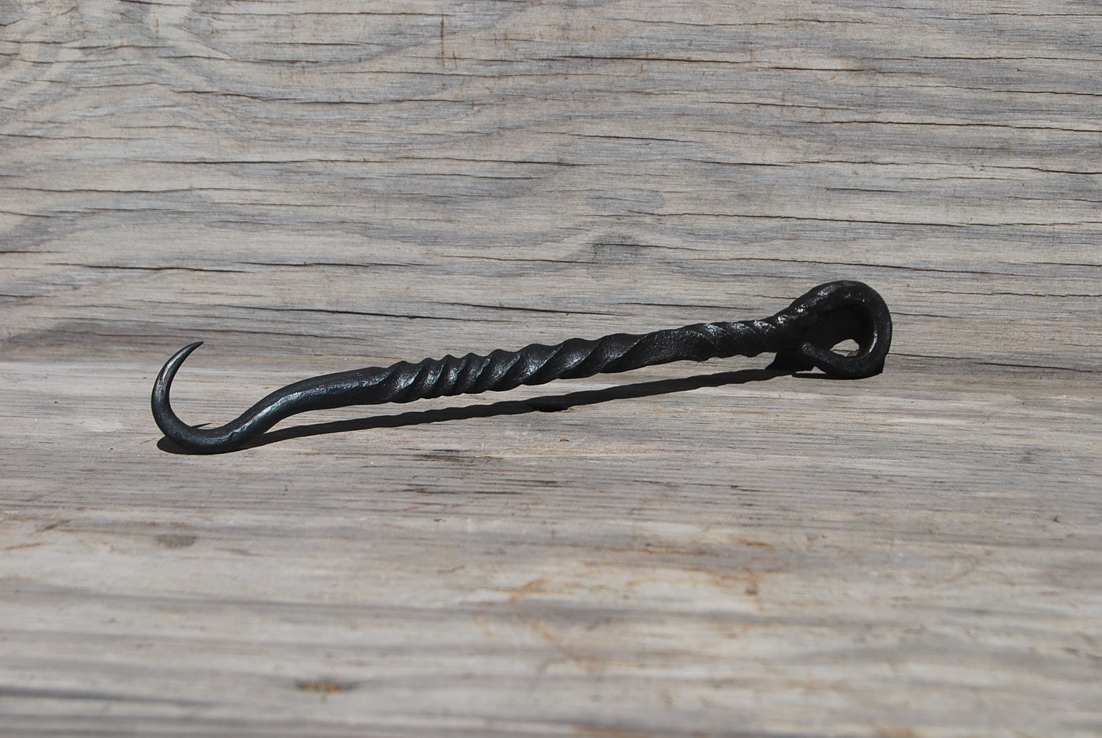 Hand Forged Sailmaker's Bench Hook With Twists, Shipwright Tools - Etsy