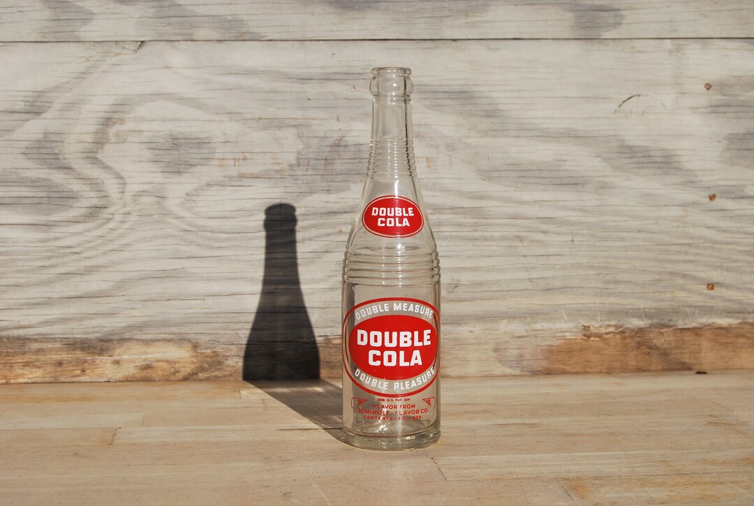 Six Pack of Antique Double Cola Bottles - Etsy
