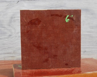 Vintage Maroon Canvas Micarta Block for Knife Scales - Etsy