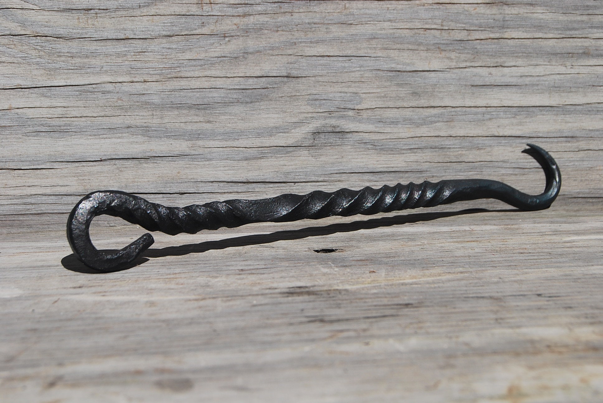 Hand Forged Sailmaker's Bench Hook With Twists, Shipwright Tools - Etsy