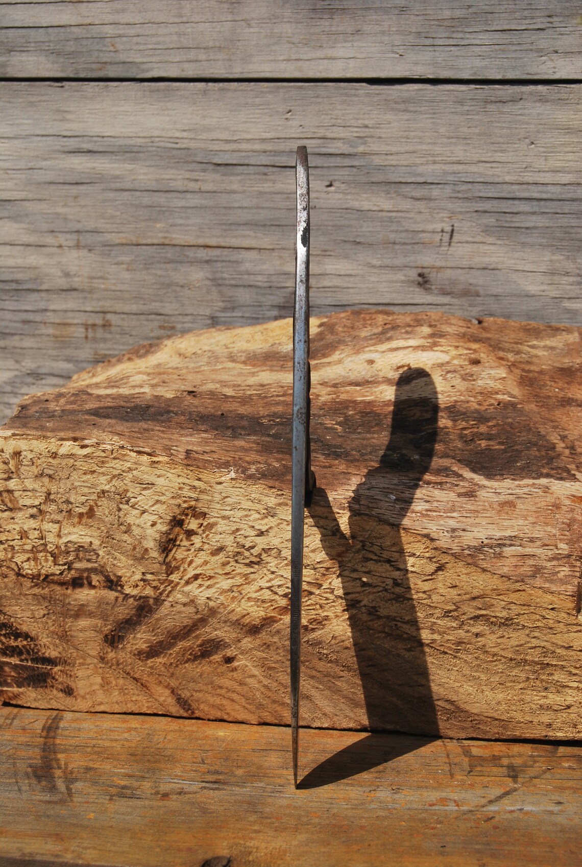 Hand Forged Blacksmith Knife From 1095 Steel File | Etsy