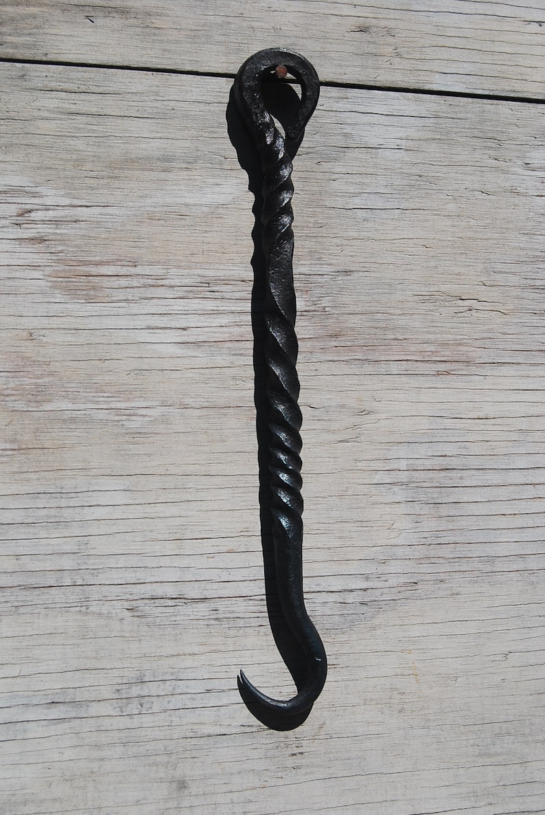 Hand Forged Sailmaker's Bench Hook With Twists, Shipwright Tools - Etsy