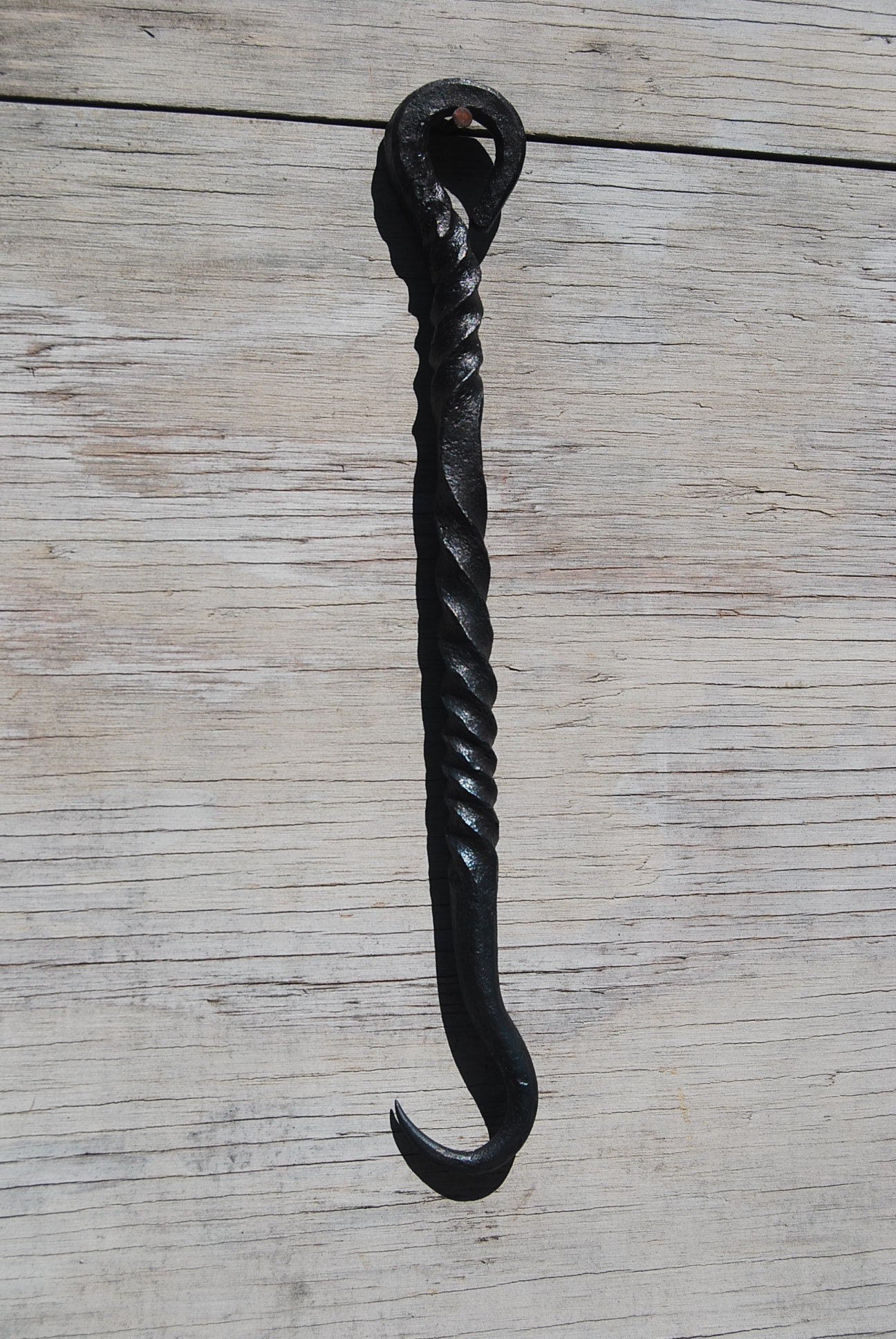 Hand Forged Sailmaker's Bench Hook With Twists, Shipwright Tools - Etsy