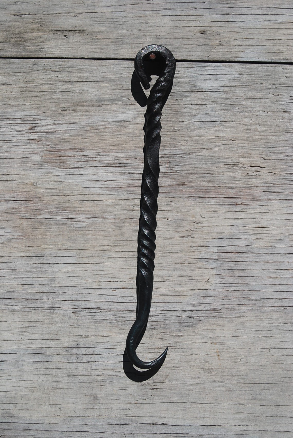 Hand Forged Sailmaker's Bench Hook With Twists, Shipwright Tools - Etsy
