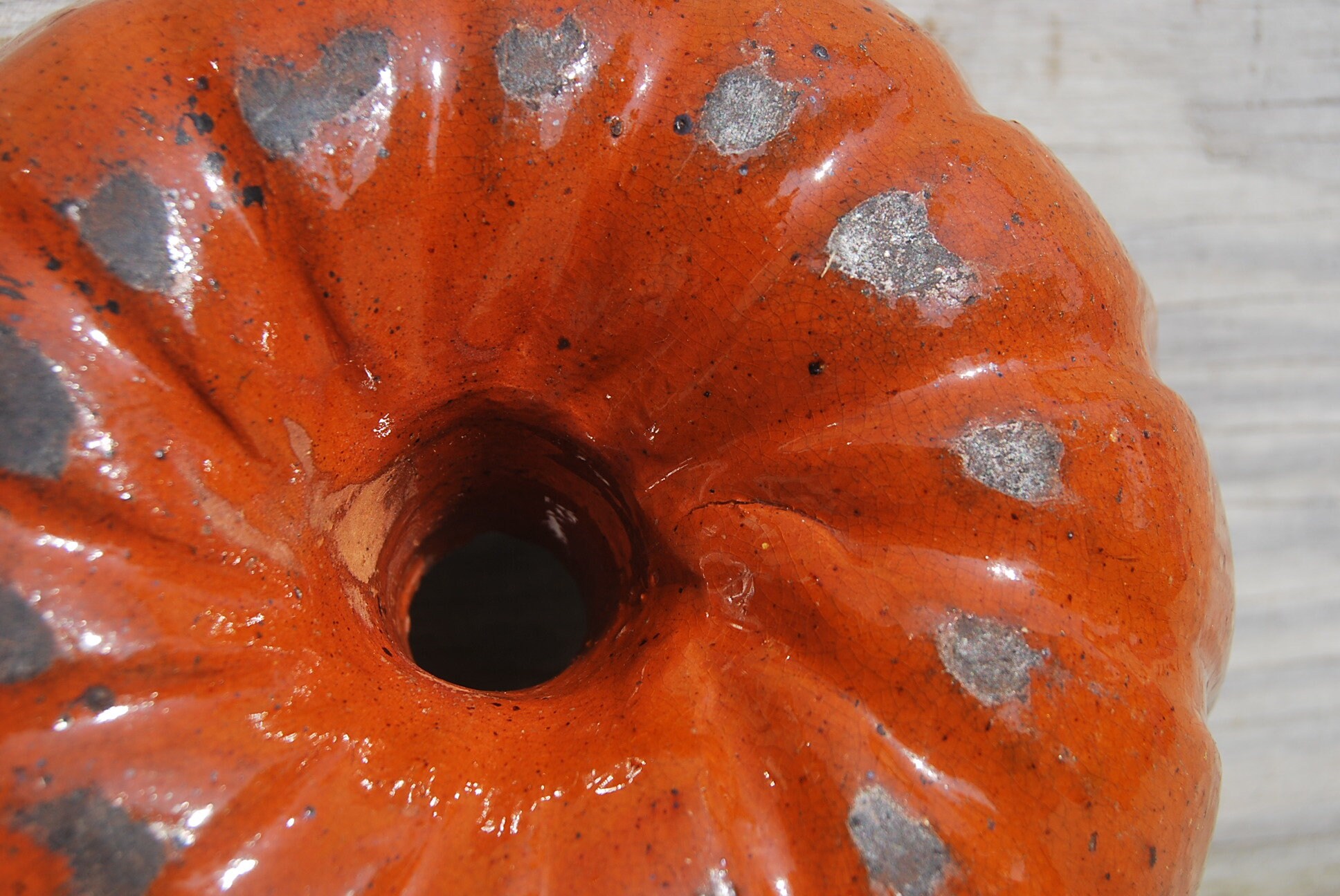 Antique Glazed Stoneware Bundt Cake Mold, Rustic Decor - Etsy
