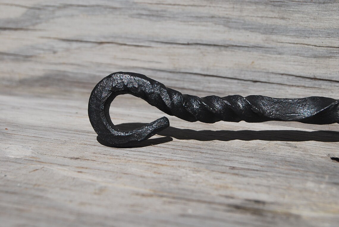 Hand Forged Sailmaker's Bench Hook With Twists, Shipwright Tools - Etsy