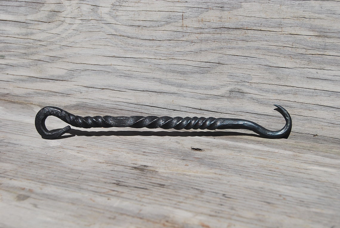 Hand Forged Sailmaker's Bench Hook With Twists, Shipwright Tools - Etsy