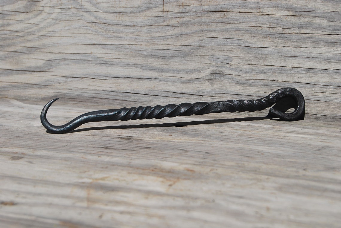 Hand Forged Sailmaker's Bench Hook With Twists, Shipwright Tools - Etsy