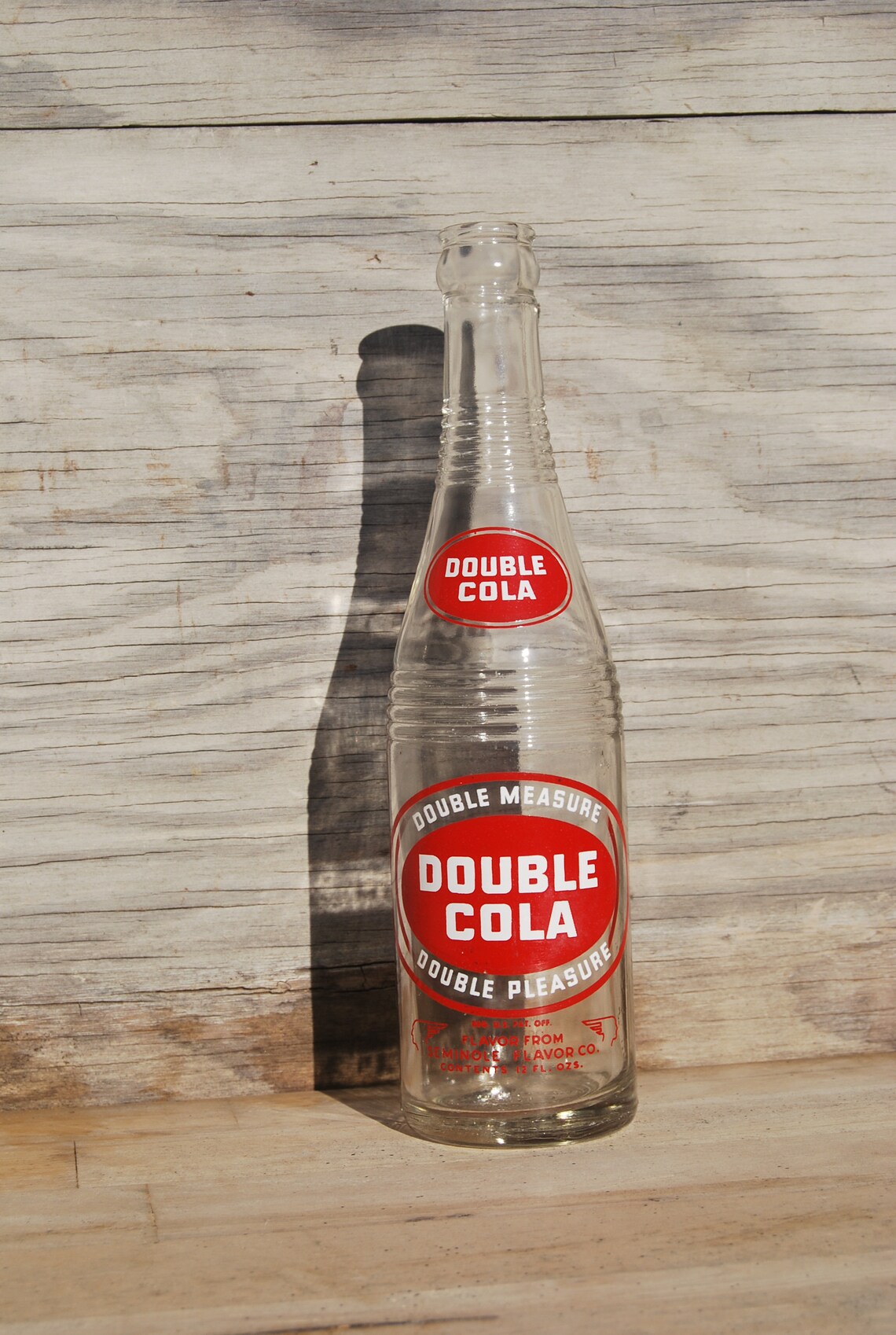 Six Pack of Antique Double Cola Bottles - Etsy