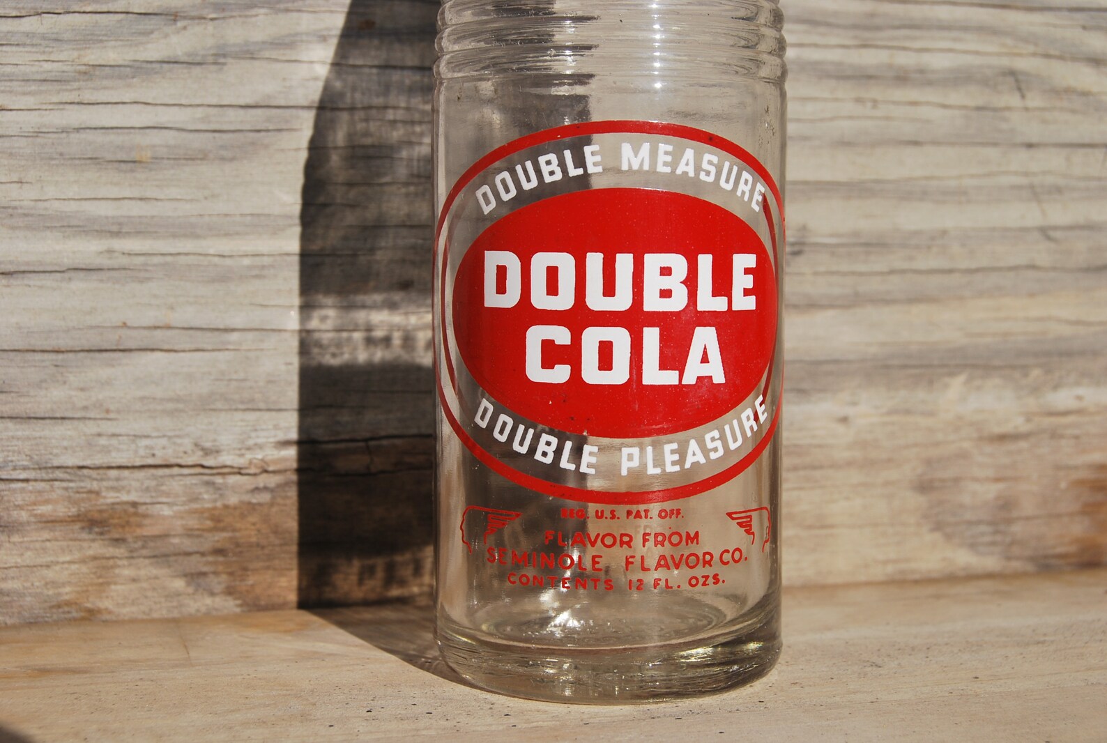 Six Pack of Antique Double Cola Bottles - Etsy