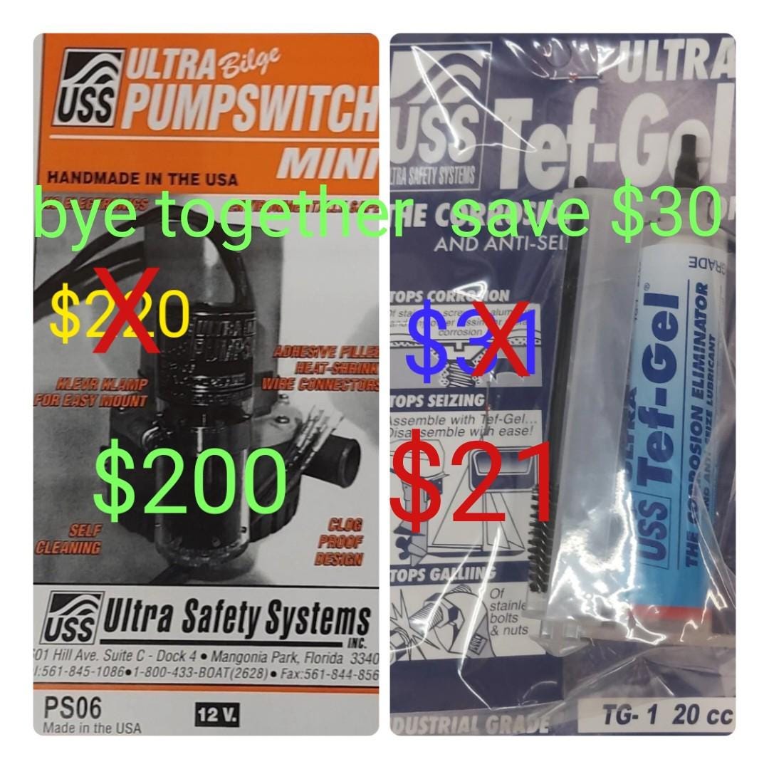 12 Volt Bilge Pump Switch With Syringe: Marine Plumbing Solution - Etsy